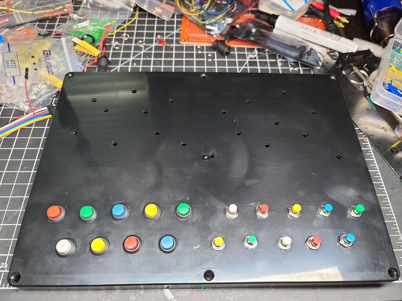 DIY LED Button Box for Toddlers – Always Tinkering
